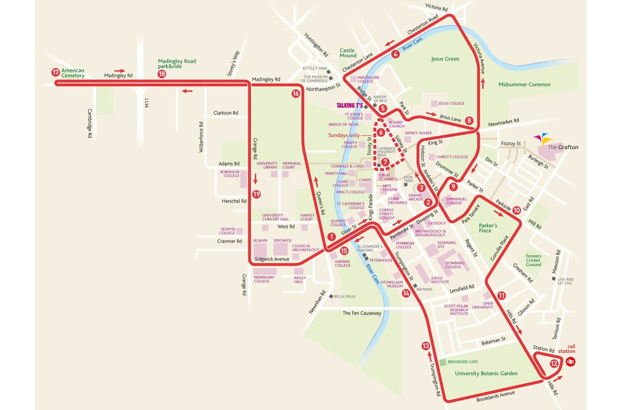 Hop-On Hop-Off Bus Cambridge | Official City Sightseeing© Tour 2018