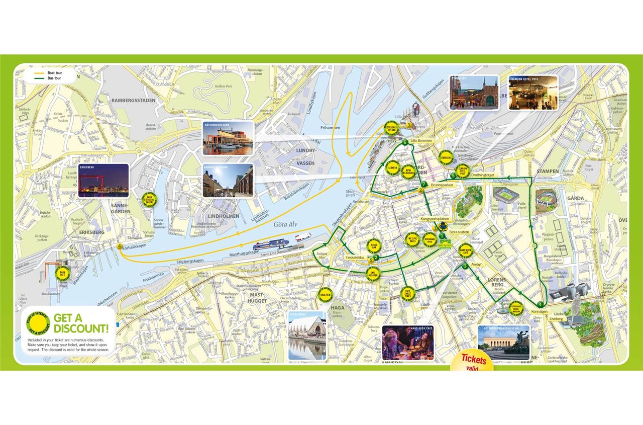 Hop-On Hop-Off Bus Gothenburg | Official City Sightseeing© Tour 2018