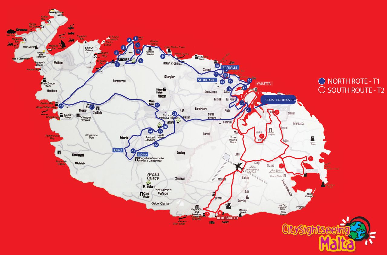 Bus Turístico Malta | Tour Oficial City Sightseeing© 2018