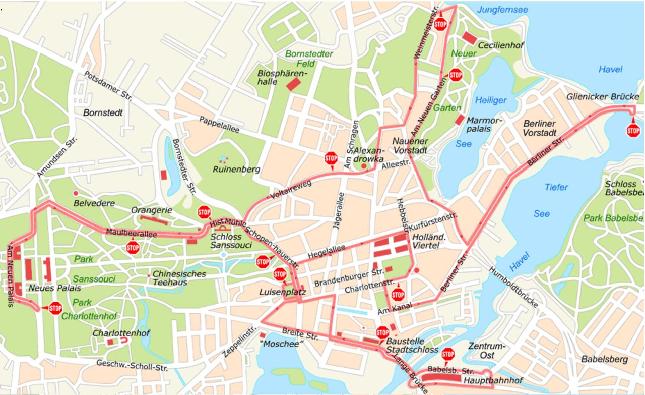 Hop-On/Hop-Off-Bustour Postdam | Offizielle City Sightseeing© Tour